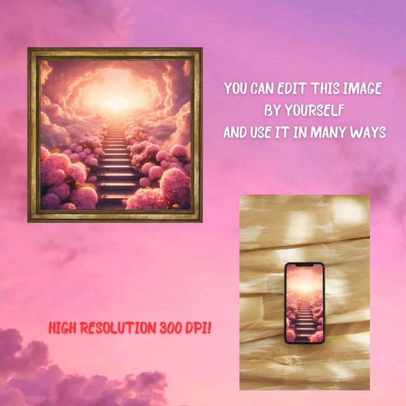 Heaven Background PNG Memorial Background Stairs to Heaven Memorial ...