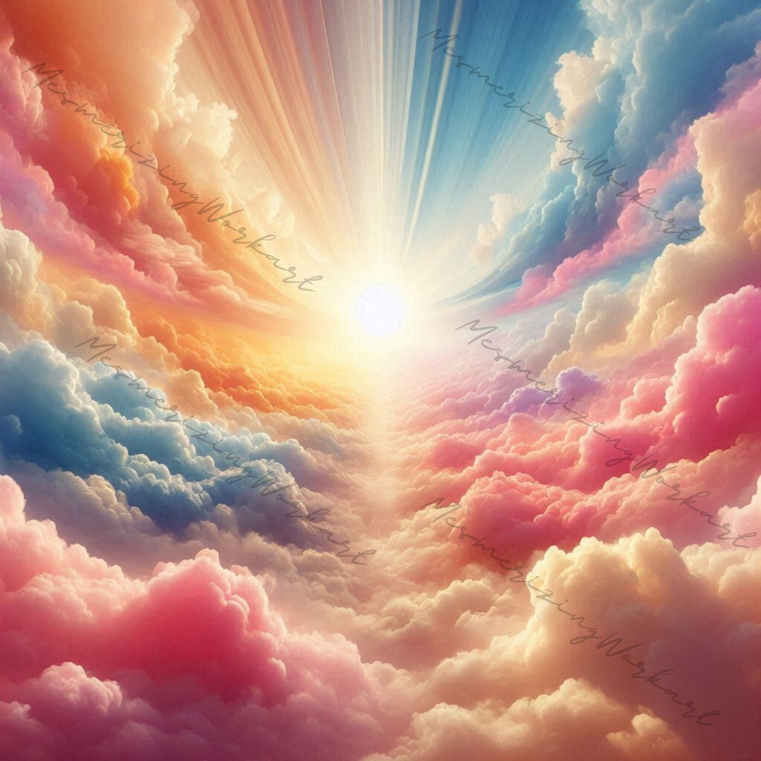Heaven Background PNG Memorial Background Stairs to Heaven Memorial ...