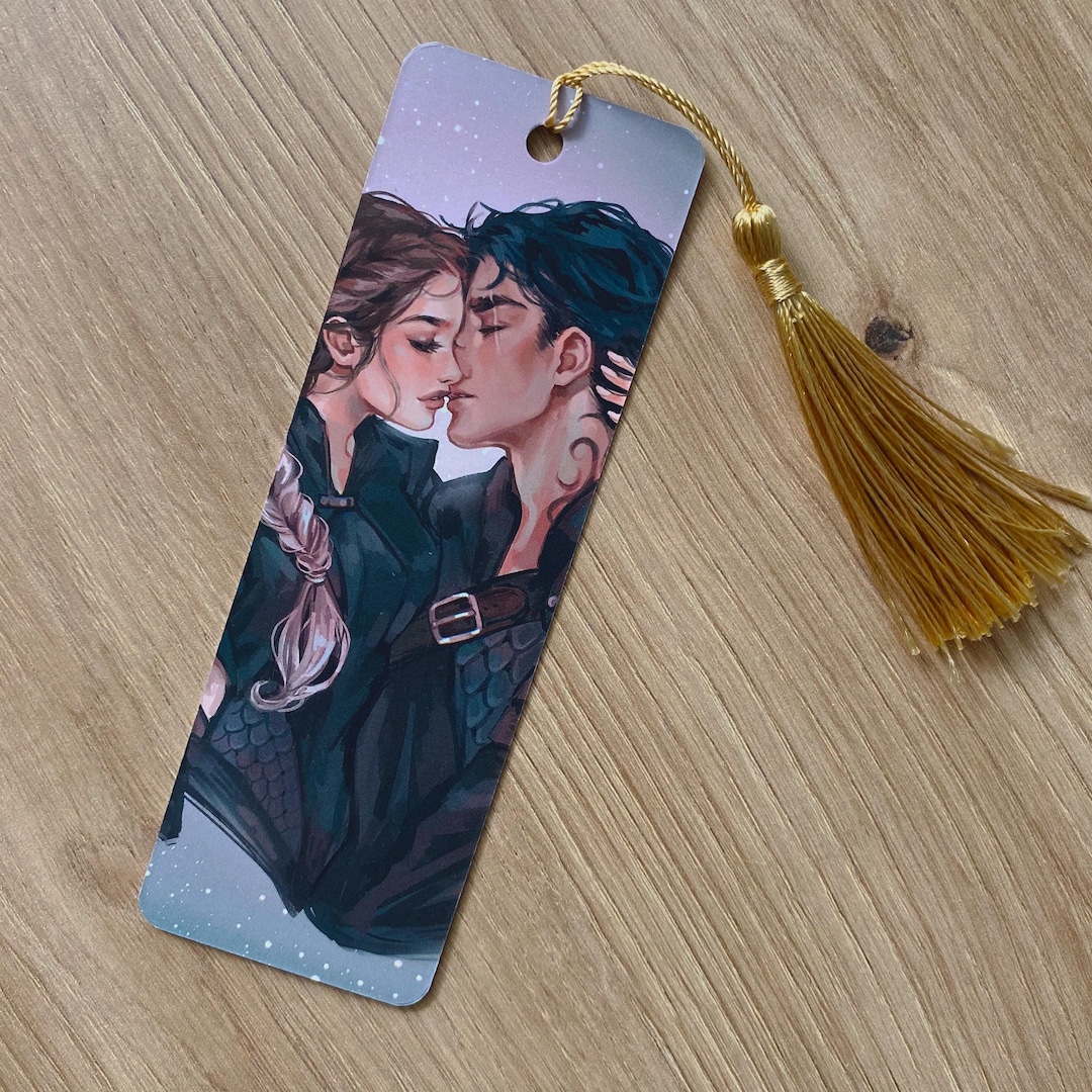 Bookmark FOURTH WING Violet Sorrengail Xaden Riorson Dragon Violet and ...