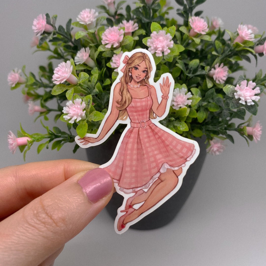 Barbie Barbie the Movie Margot Robbie Movie Sticker Fanart - Etsy