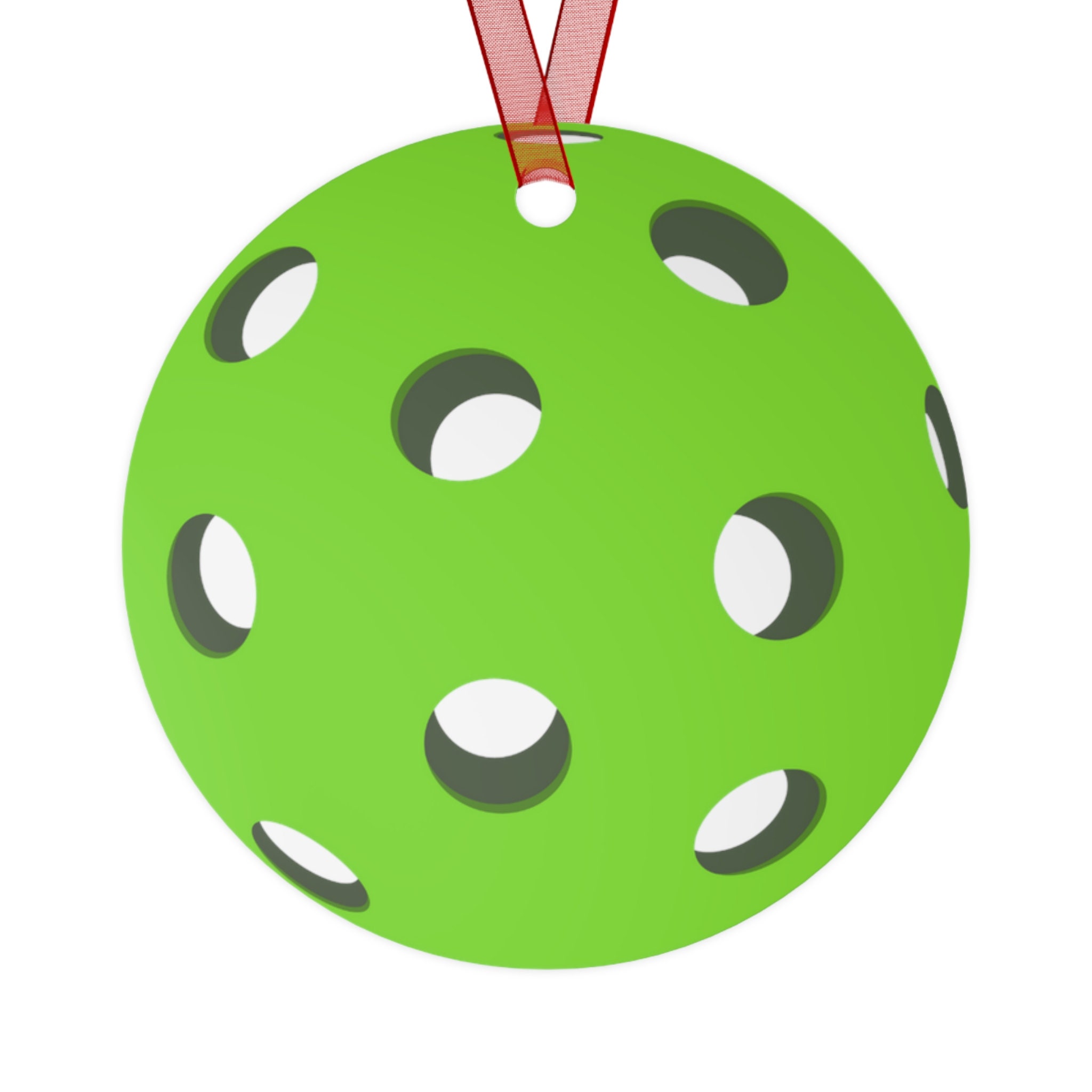 Pickleball Christmas Tree Ornaments, Available in Round and Christmas ...
