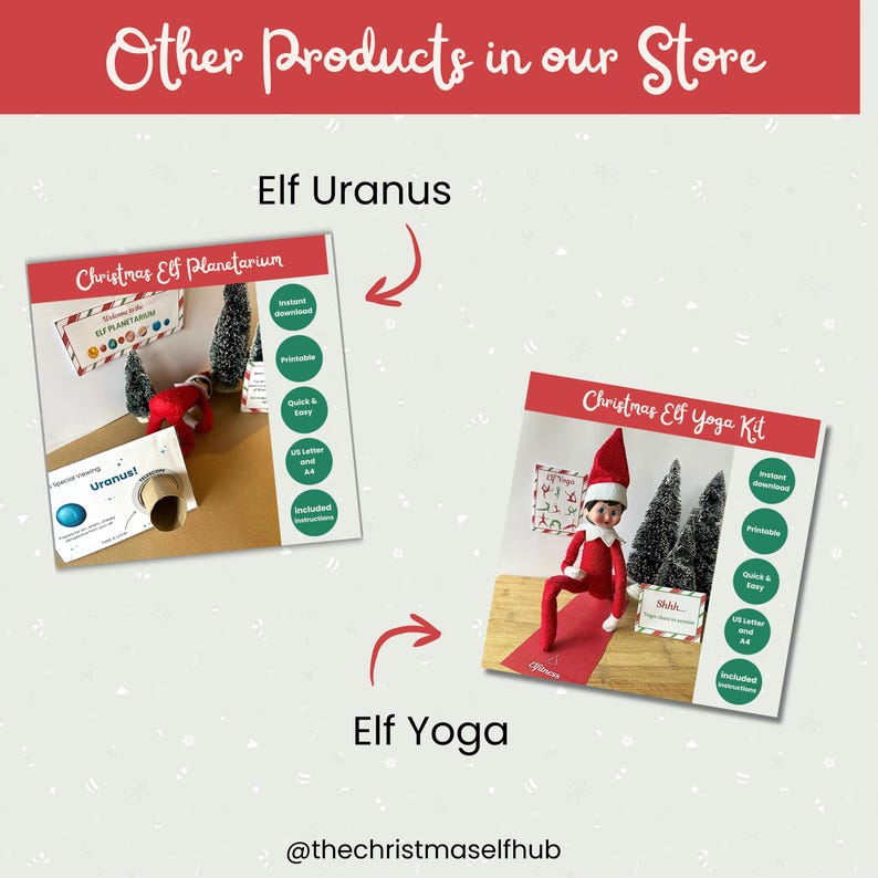 Elf Planetarium, Elf Uranus, Elf Accessories, Christmas Elf Kit, Elf ...