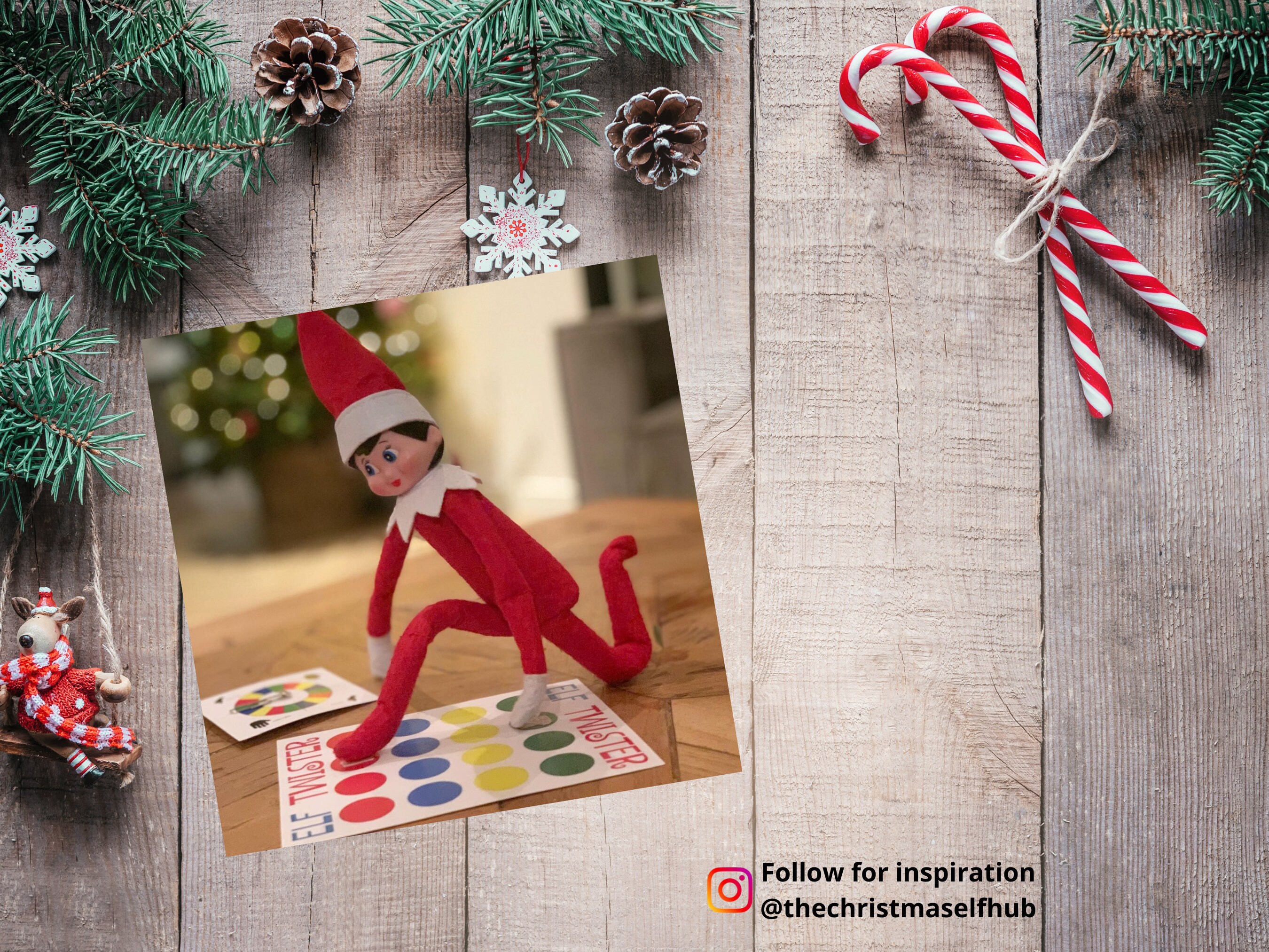 Christmas Elf Twister Christmas Elf Twister Game Kit Printable ...