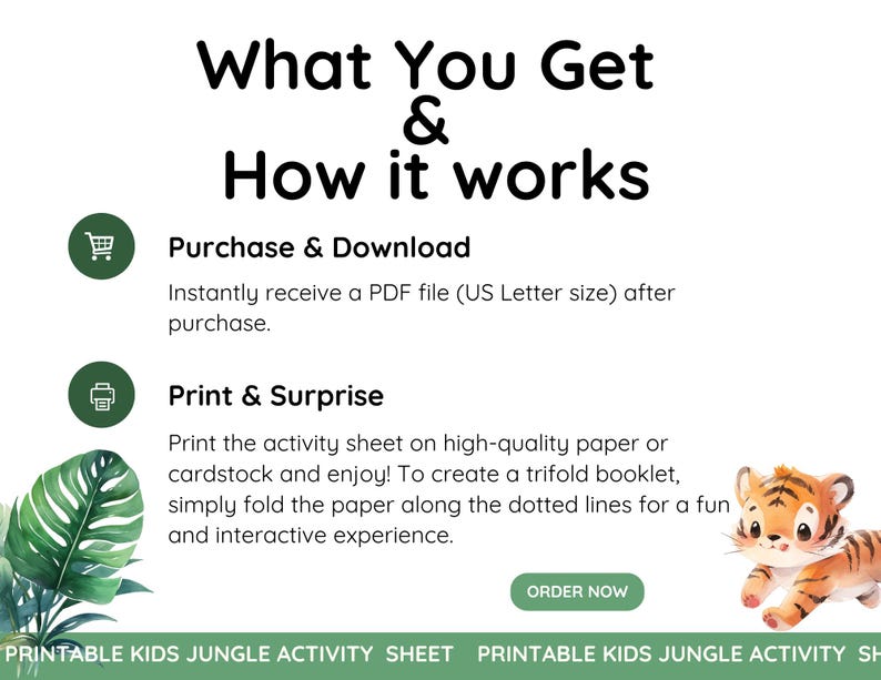 Kids Jungle Activity Sheet, Printable Safari Kids Activities, Childeren ...