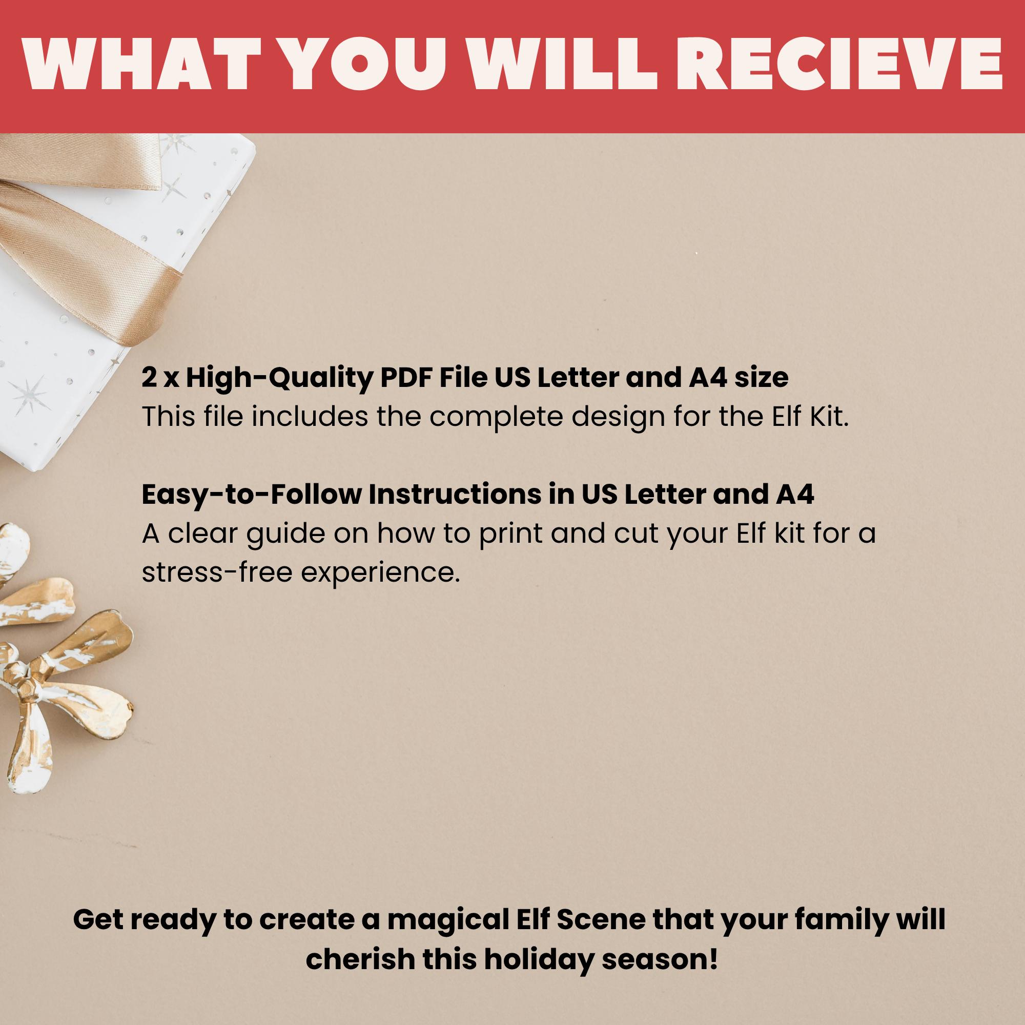 Elf Arrival Envelope 2025, Printable Overnight Elf Delivery Letter ...