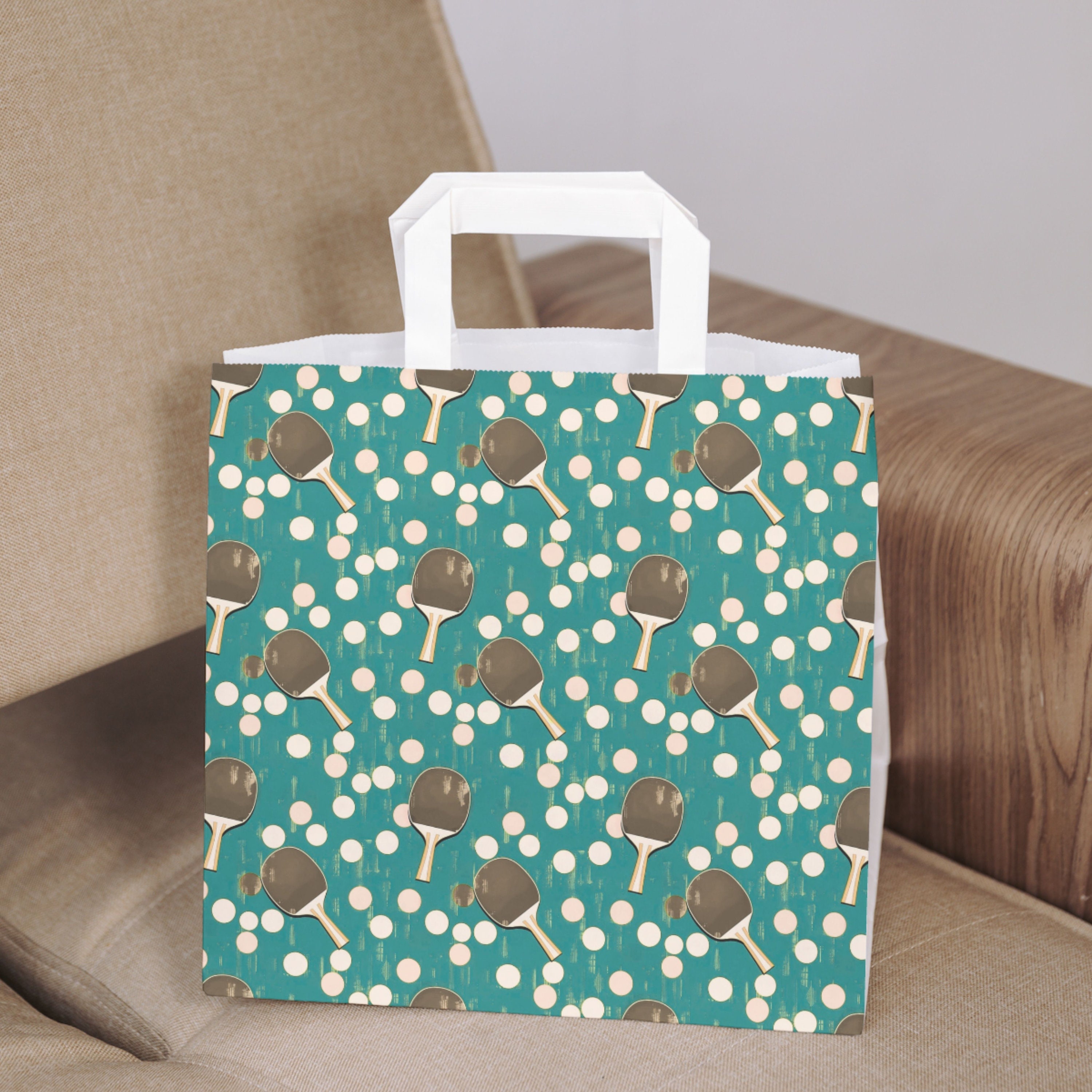 Ping Pong Seamless Patterns | Table Tennis Printable Paper | 12x12 Inch ...