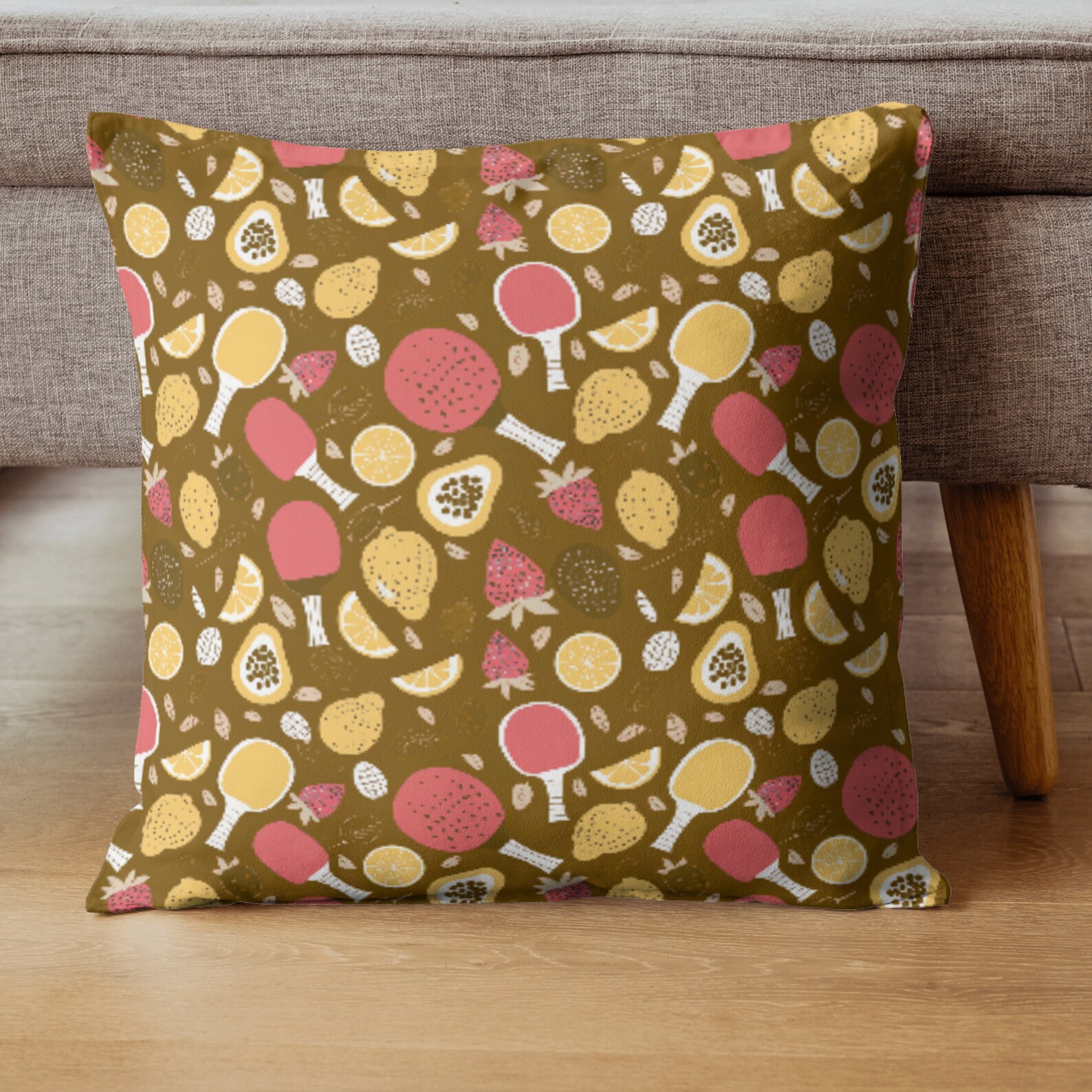 Ping Pong Fruity Seamless Patterns | Table Tennis Printable Paper ...