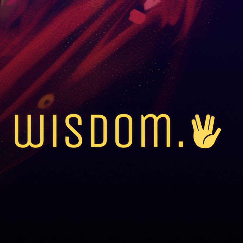 Logic is the Beginning of Wisdom Science Fiction Poster Retrofuturism ...