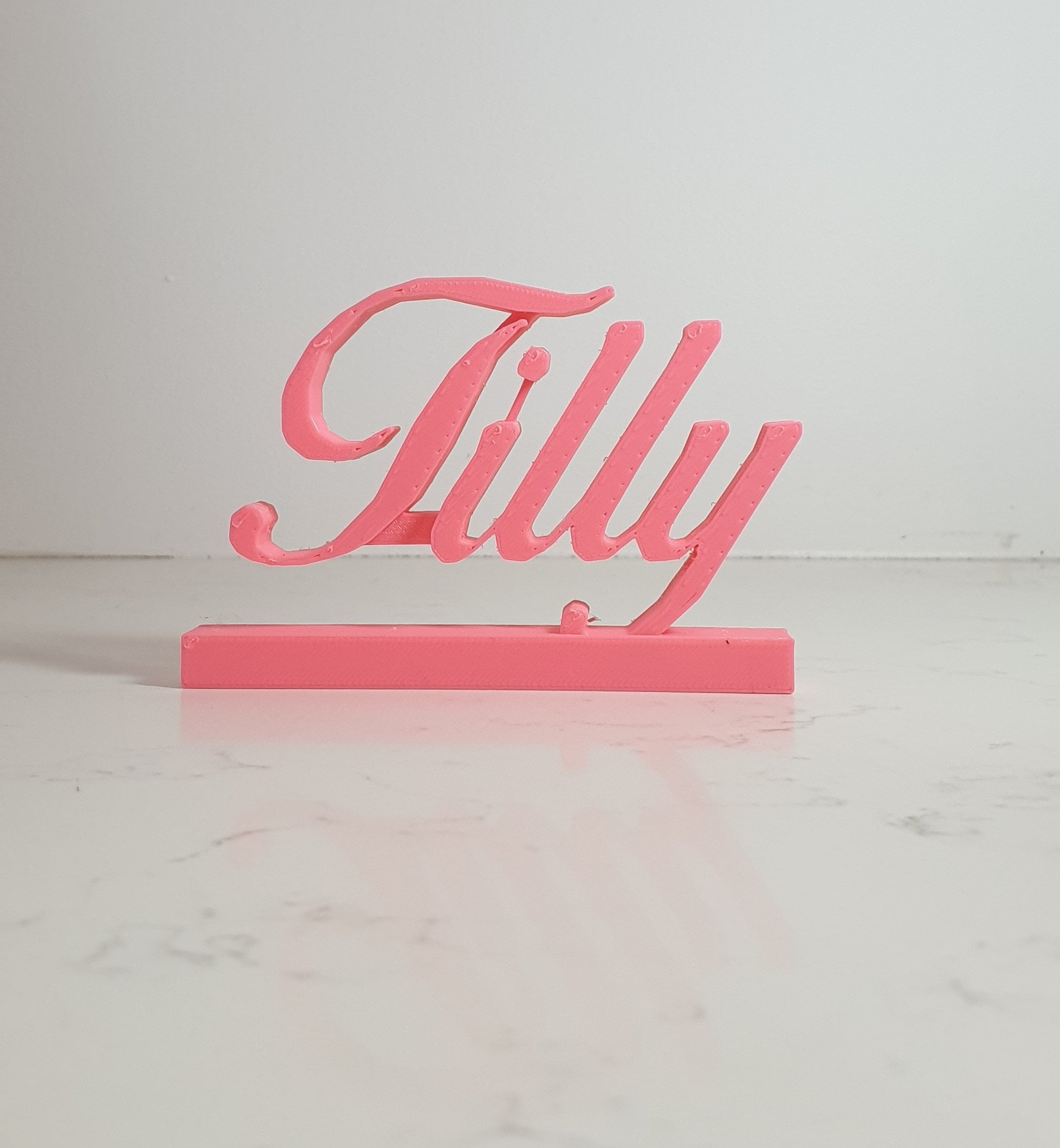 Custom Standing 3d Name Plate - Etsy