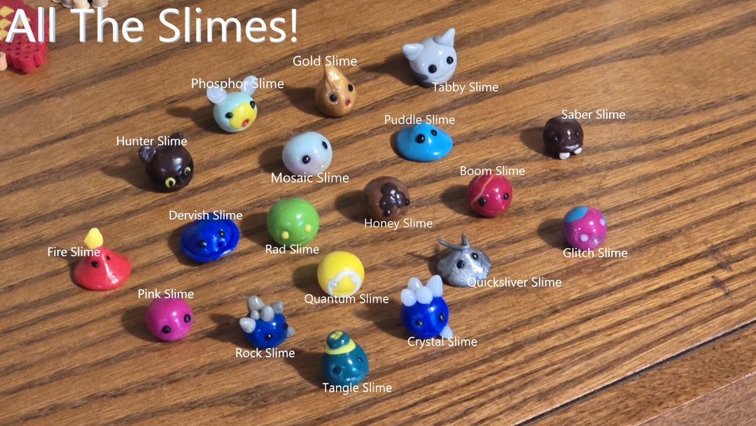 Small Slime Rancher Slime Figures (2cm) - Etsy