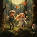 Happy Children in the Forest - Etsy