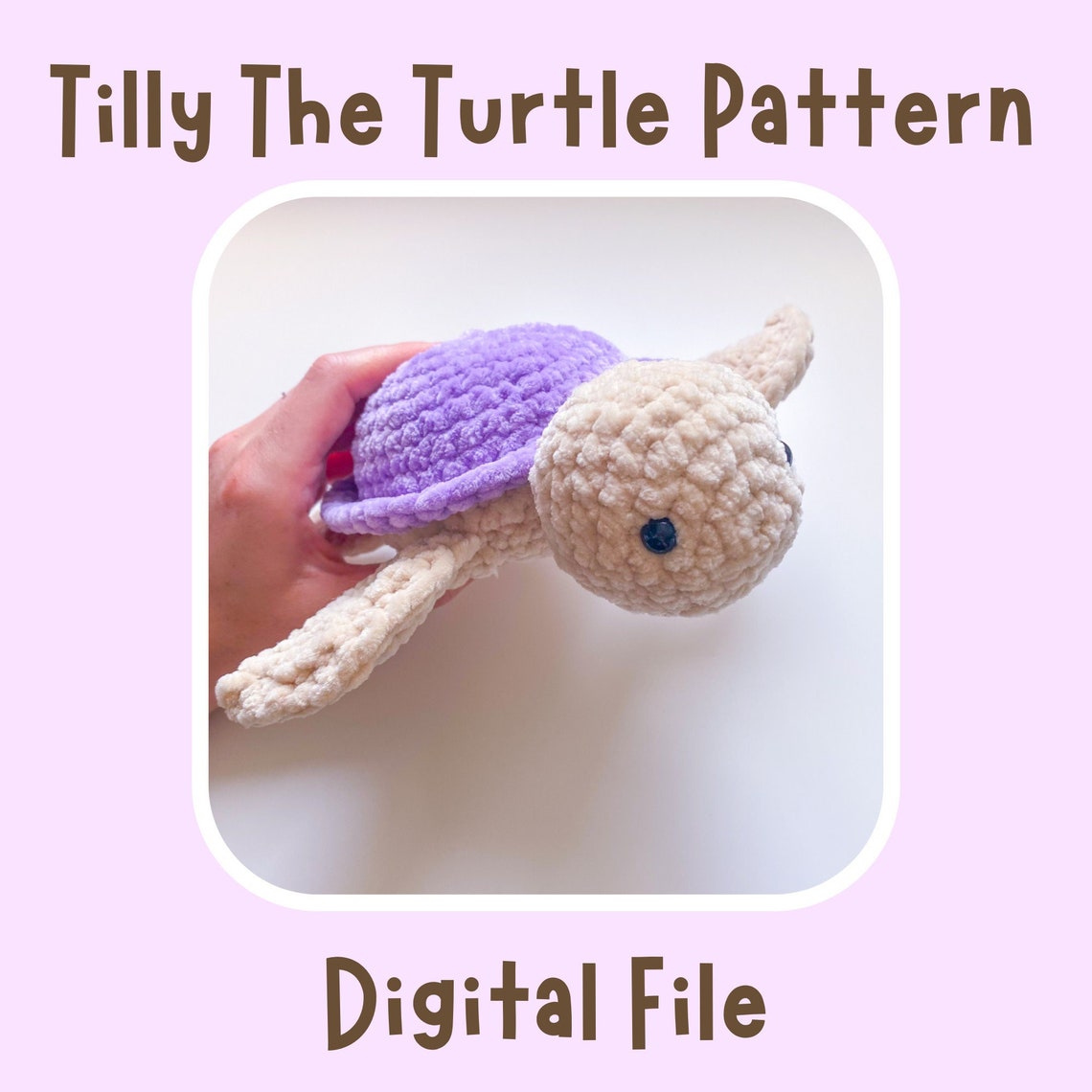 Tilly the Turtle Crochet Pattern Amigurumi for Beginners Beginner ...