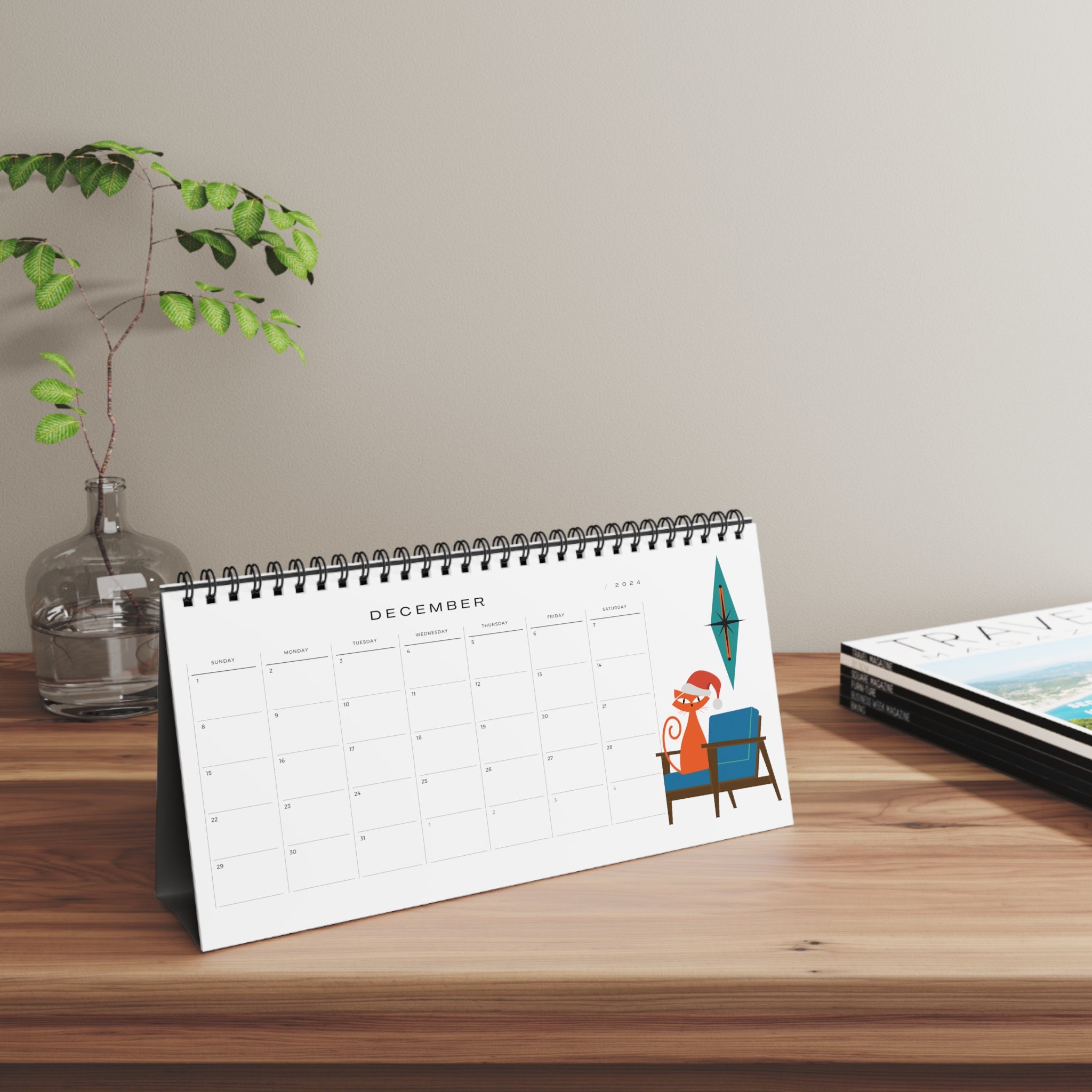 Academic Year August 2024 July 2025 Desktop Calendar, School Year ...