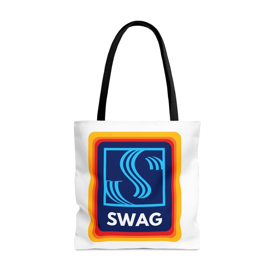 Spoof Logo Graphic Tote Bag Fun Logo Design Tote Vintage Design Bag Fun ...