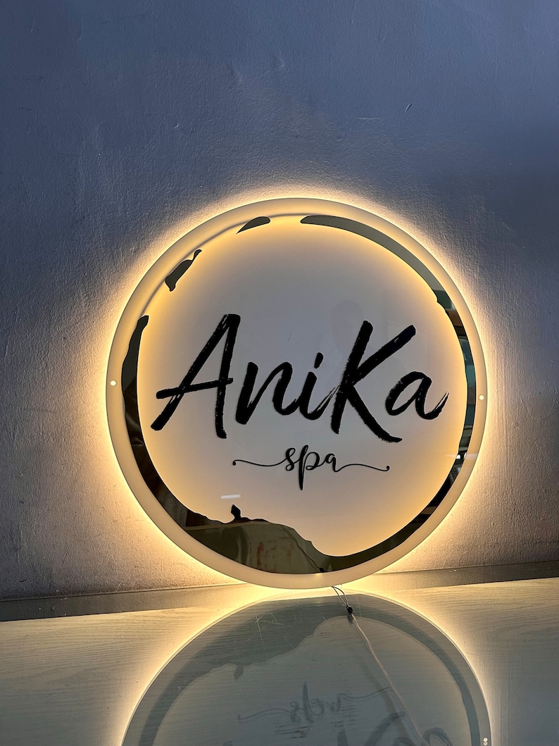 LED Business Sign Custom Neon Logo Sign Light up Business - Etsy