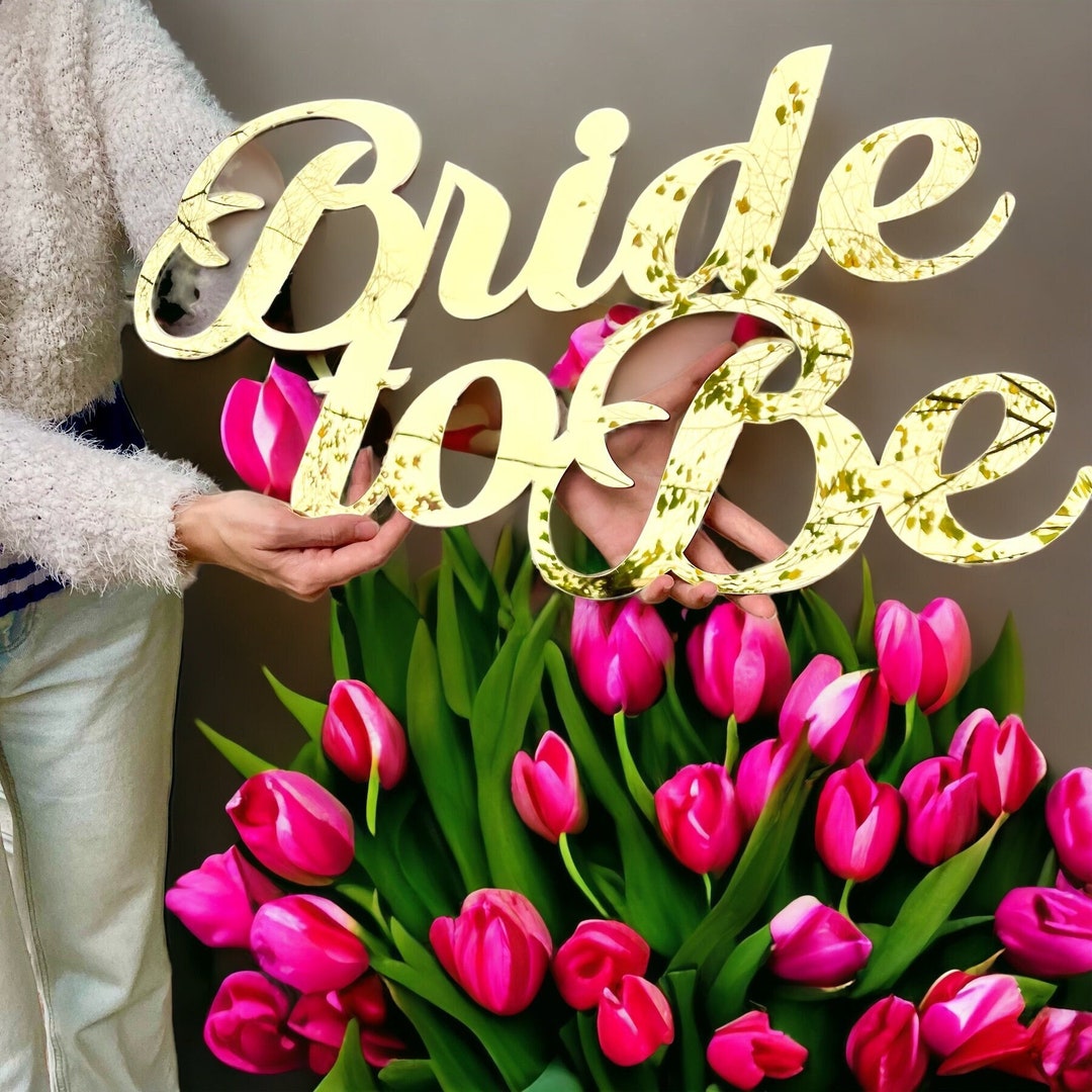 Bride to Be Sign for Backdrop, Bridal Party Decorations, Bridal Shower ...