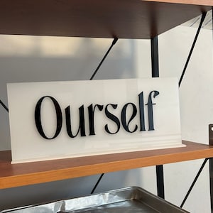 Company Logo Sign, Reception Sign, Business Table Sign, Acrylic Table ...