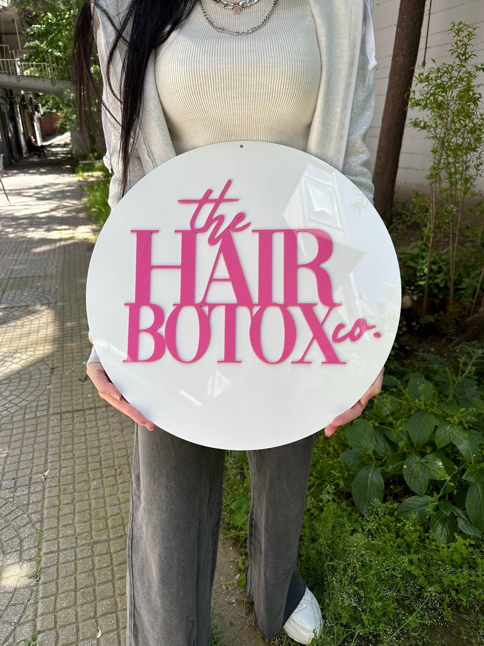 Hair Studio Sign, Beauty Logo Sign, Custom Sign for Business, 3D ...