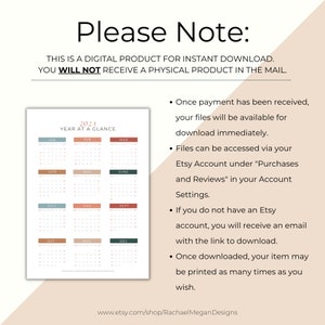 2023-2024 Year at A Glance Printable | 2023-2024 Year at A Glance ...