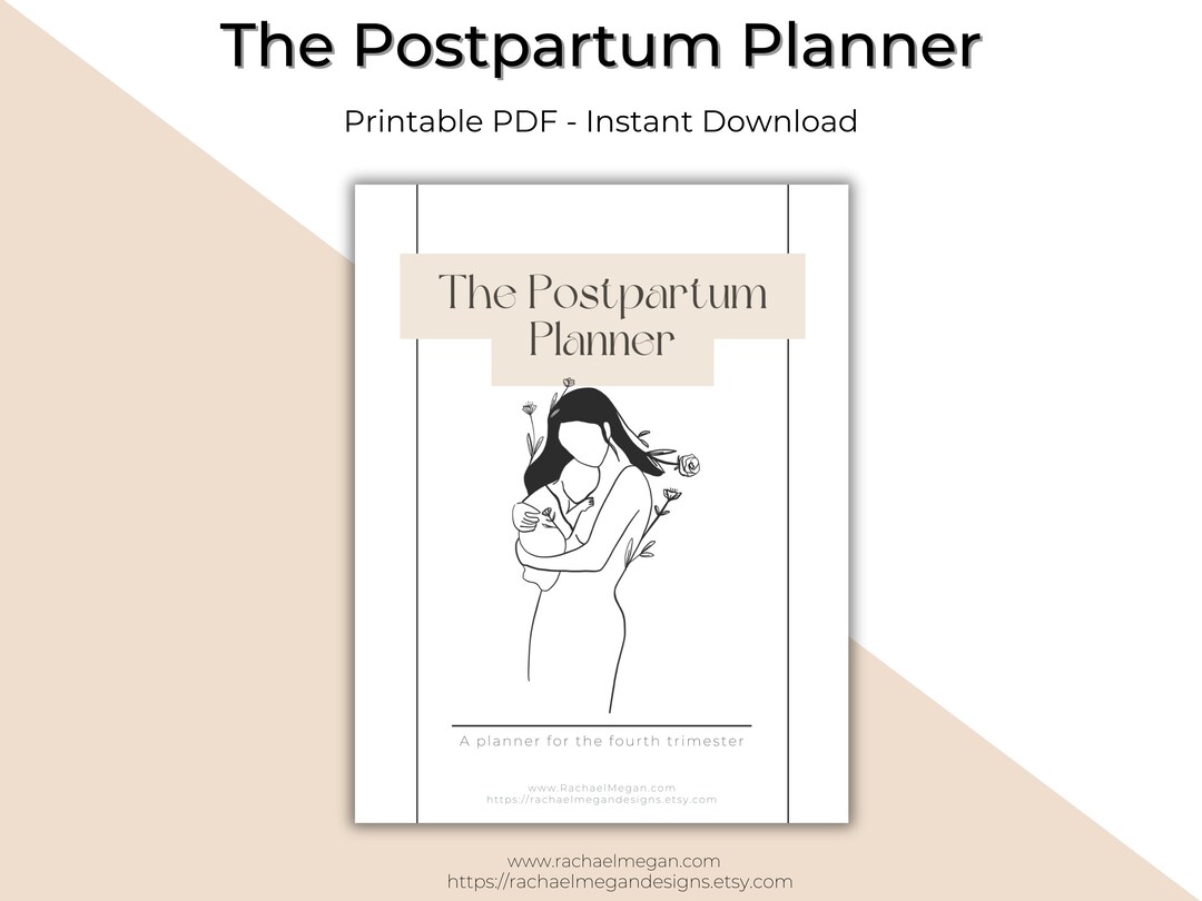 Postpartum Planner | Postpartum Printable Planner | Printable Planner ...