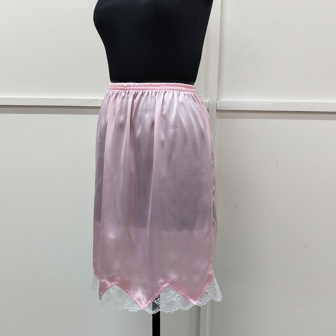 Satin Lacey Half Slip, Dress Extender, Satin Lacey Underskirt ...