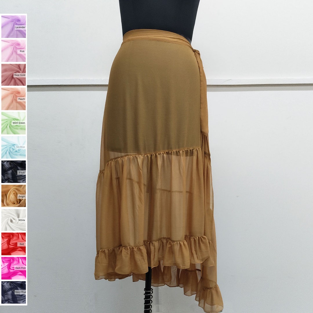 Cover-ups, Sarong, Bachelorette Party Swimsuit, Asymmetric Ruffle Wrap ...
