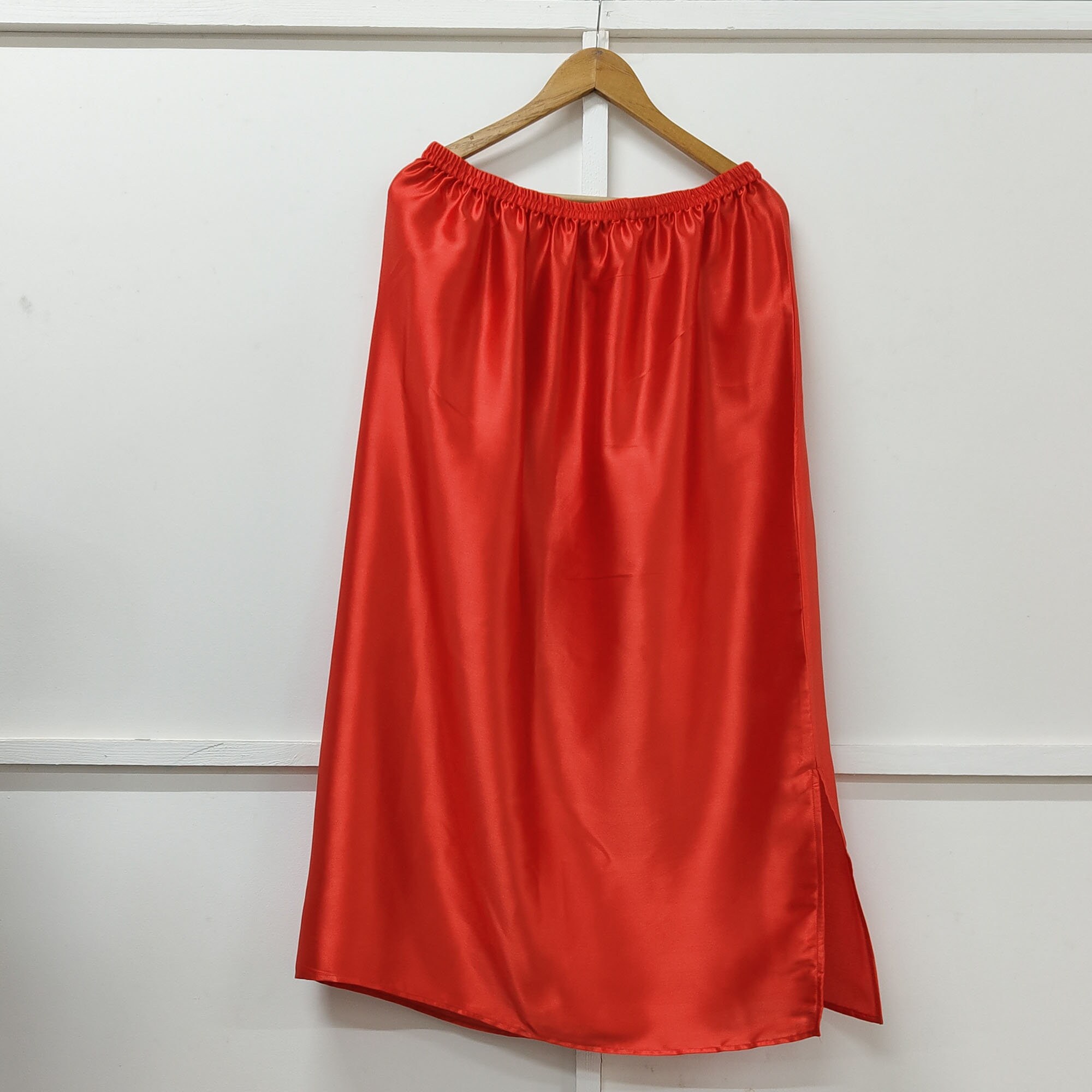 Satin Underskirt, Half Slip, Petticoat With Slit, Customized Dress ...