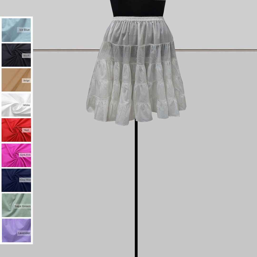Kids Half Slip, Cotton Girls Petticoat, Ruffle Underskirt, Gift for ...