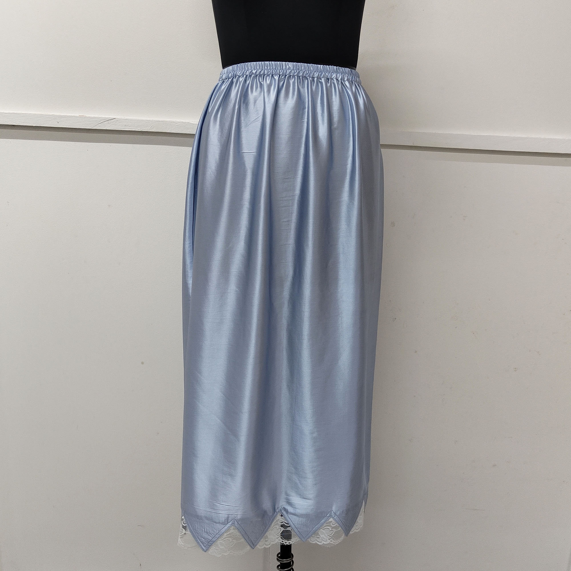Satin Lacey Half Slip, Dress Extender, Satin Underskirt, Petticoat ...