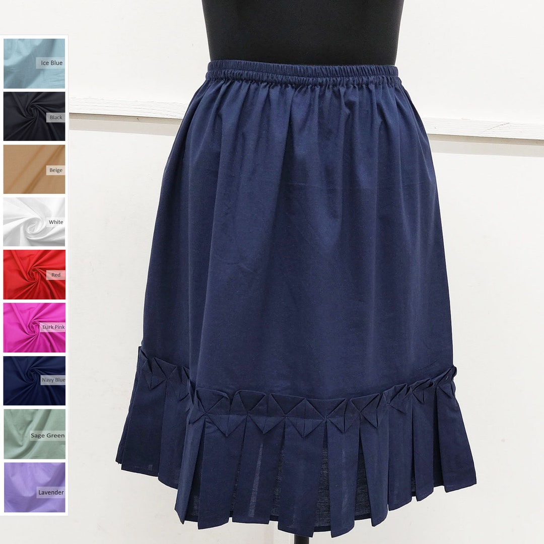 Cotton Ruffle Half Slip, Customized Underskirt, Ruffle Dress Extender ...