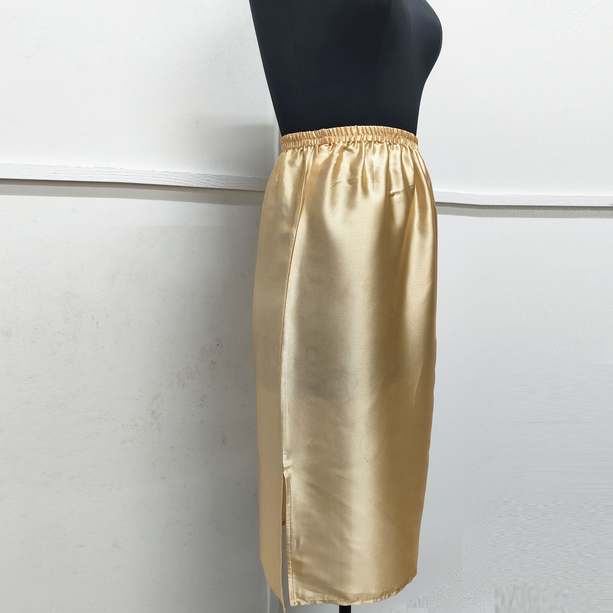 Satin Half Slip, Underskirt, Petticoat With Slit , Customized Dress ...