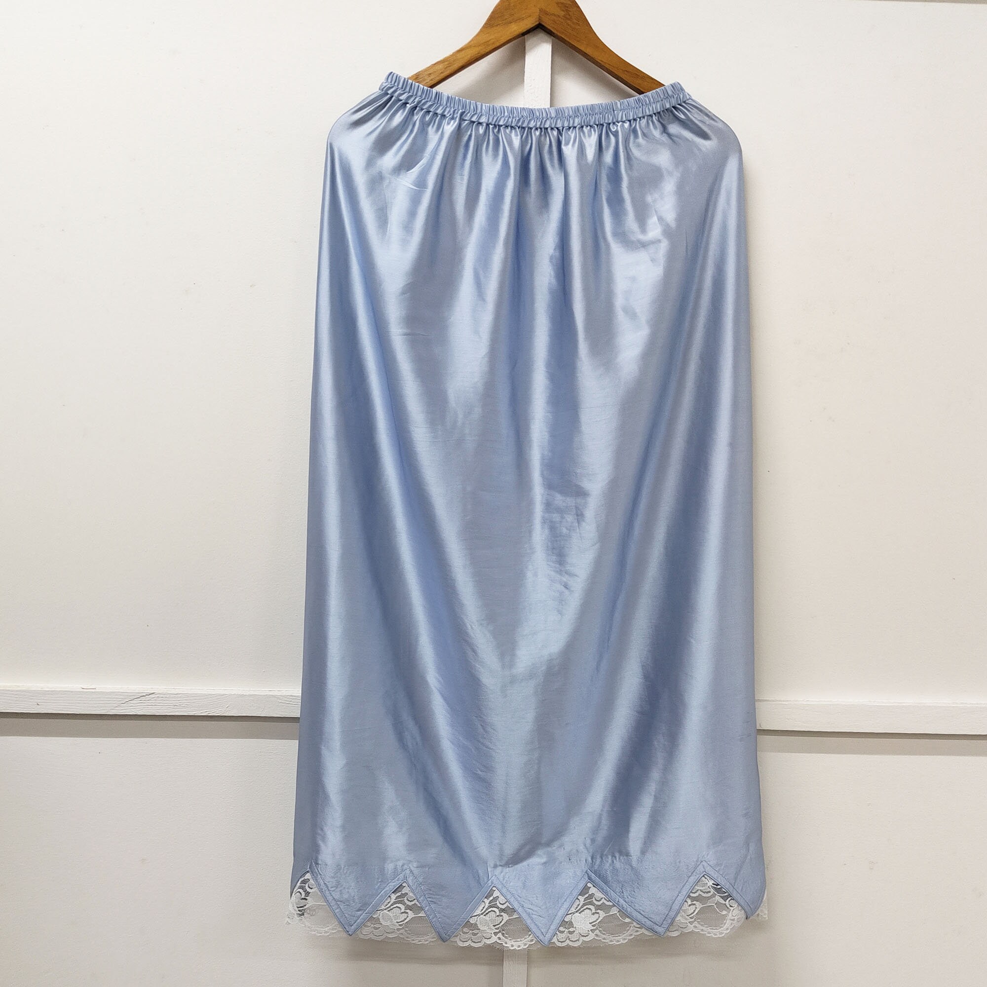 Satin Lacey Half Slip, Dress Extender, Satin Underskirt, Petticoat ...
