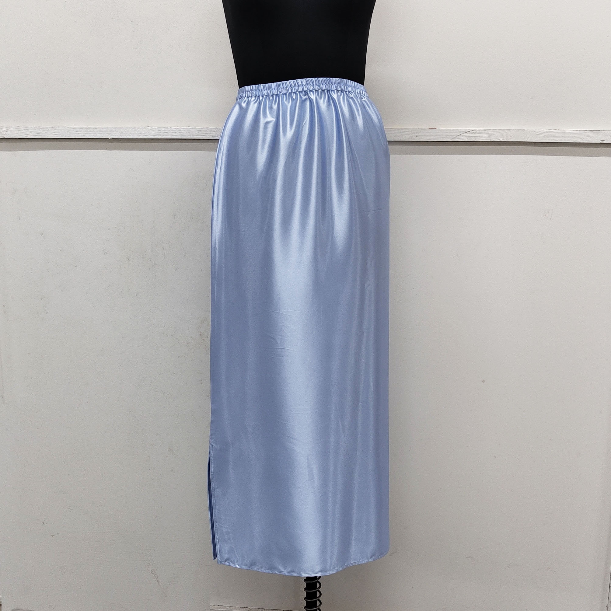 Satin Underskirt, Half Slip, Petticoat With Slit, Customized Dress ...