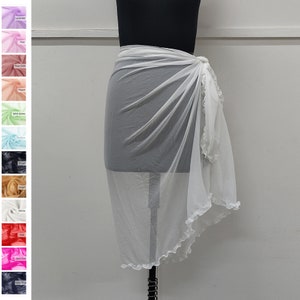 Cover-ups, Sarong, Ruffle Wrap Skirt, Bachelorette Party Swimsuit ...