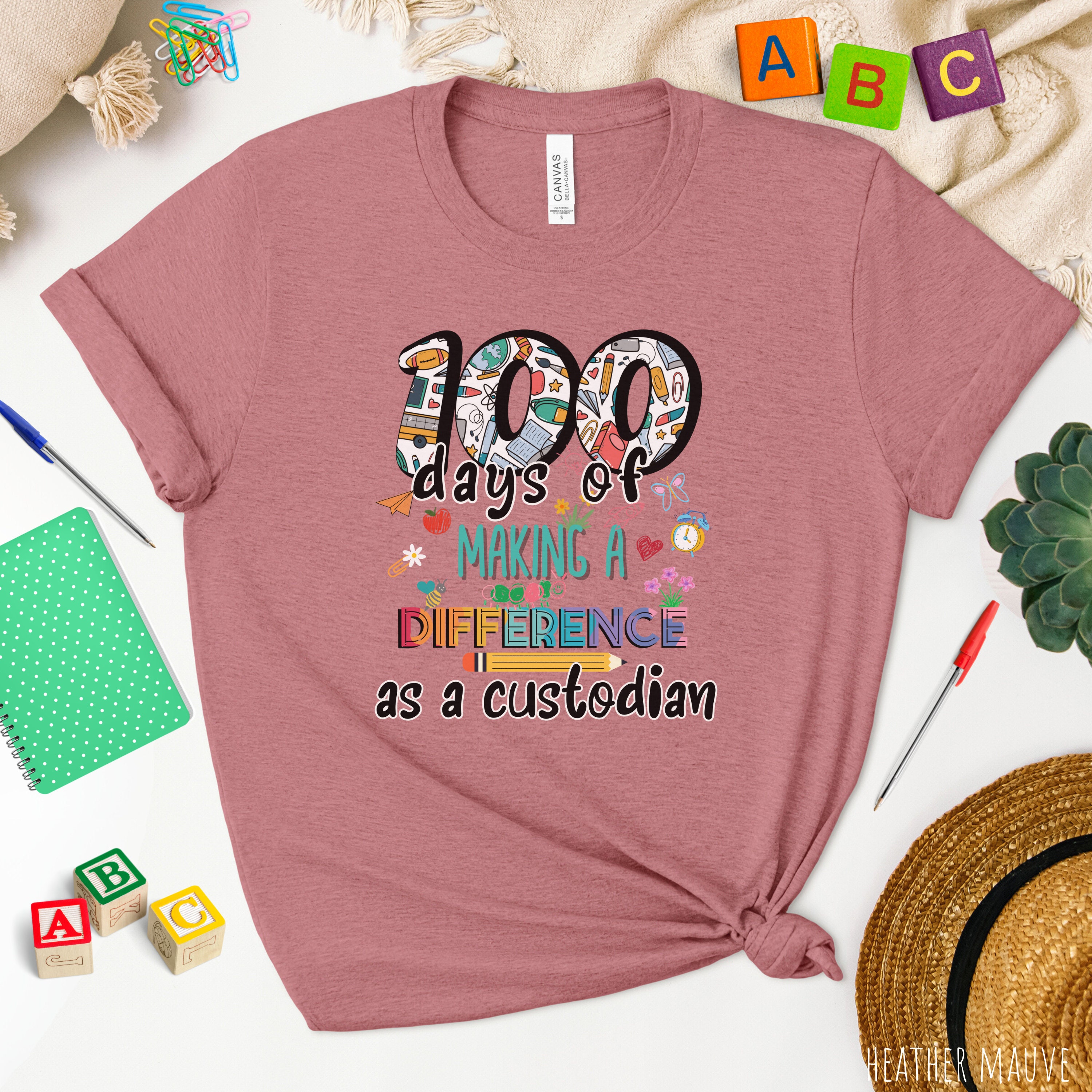 100th Days Of School Shirt School Custodian 100 Days Shirt 100 Days Of