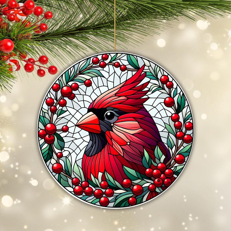 Cardinal Ornament - Etsy