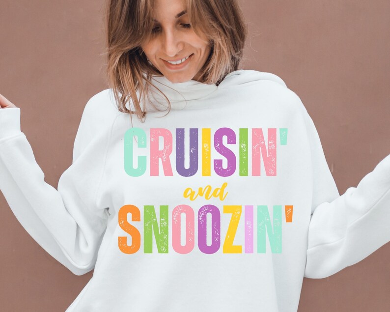 Cruisin' and Snoozin' PNG, Summer Vacation Design (digital Download ...