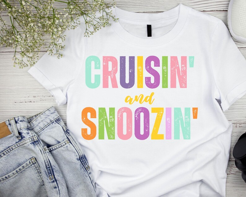 Cruisin' and Snoozin' PNG, Summer Vacation Design (digital Download ...