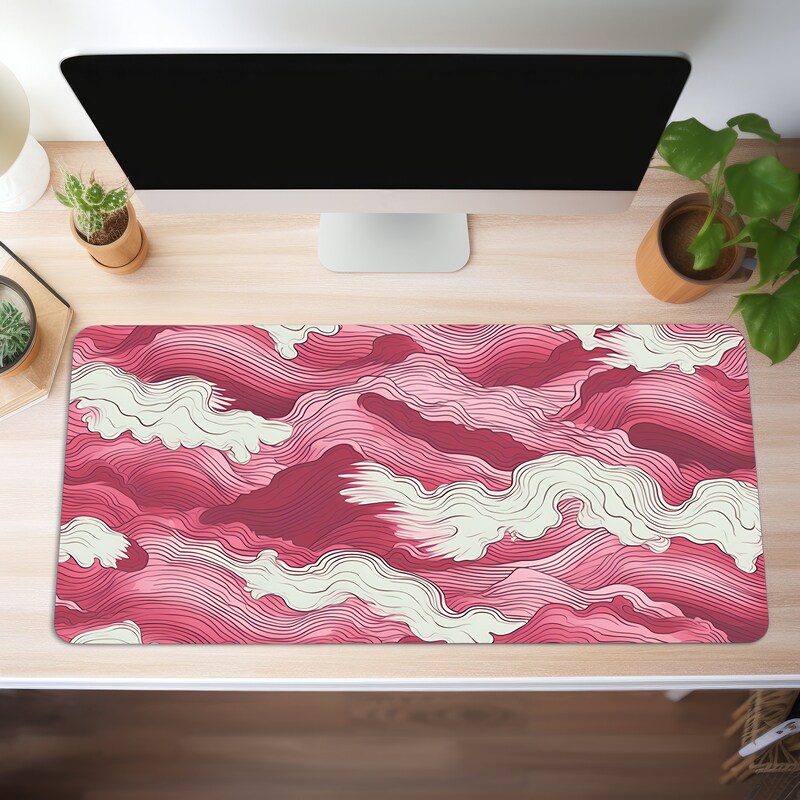 Pink Desk Pad - Etsy
