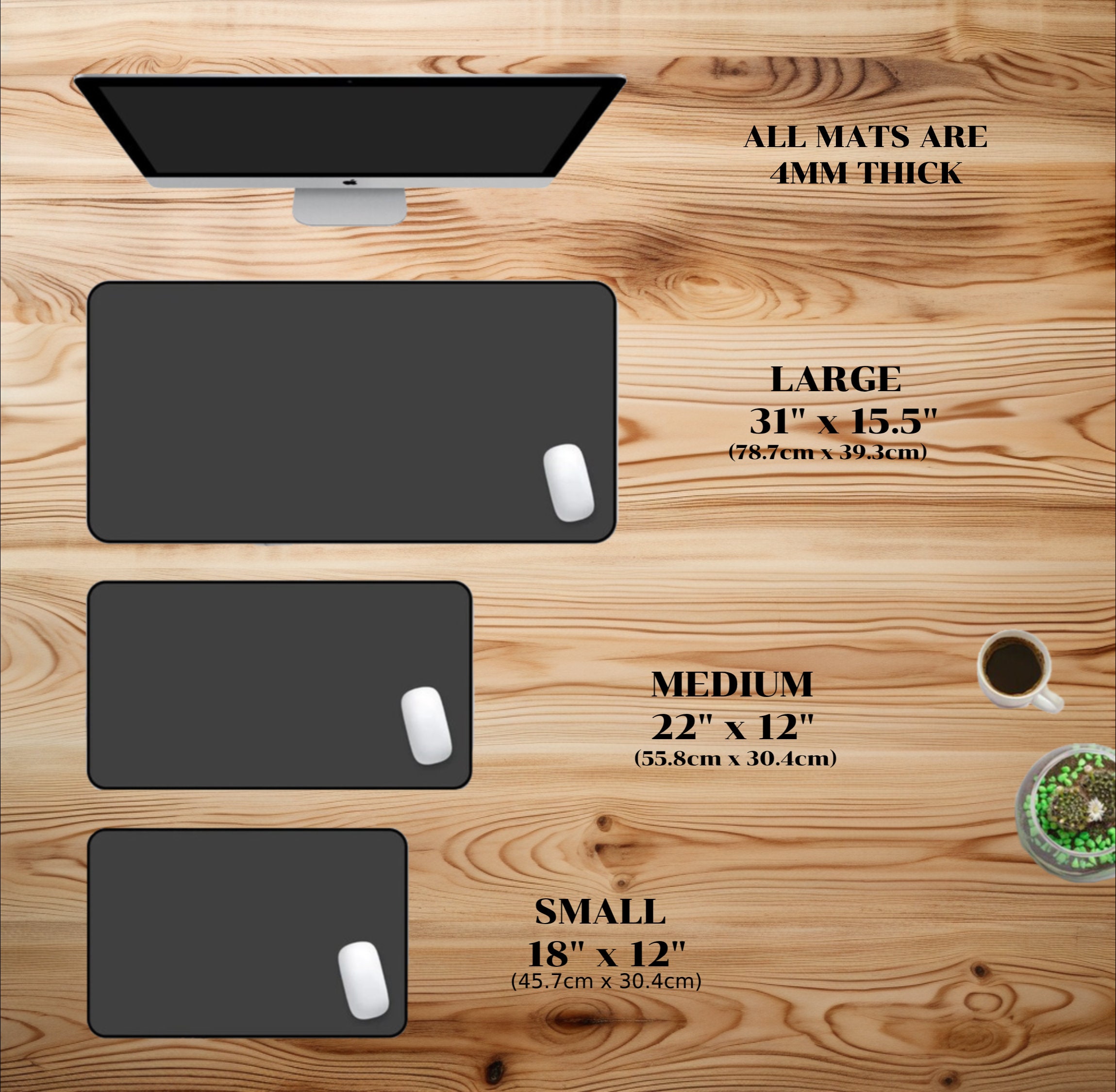 Aesthetic Mount Fuji With Cherry Blossom Trees Mousepad, Black and ...