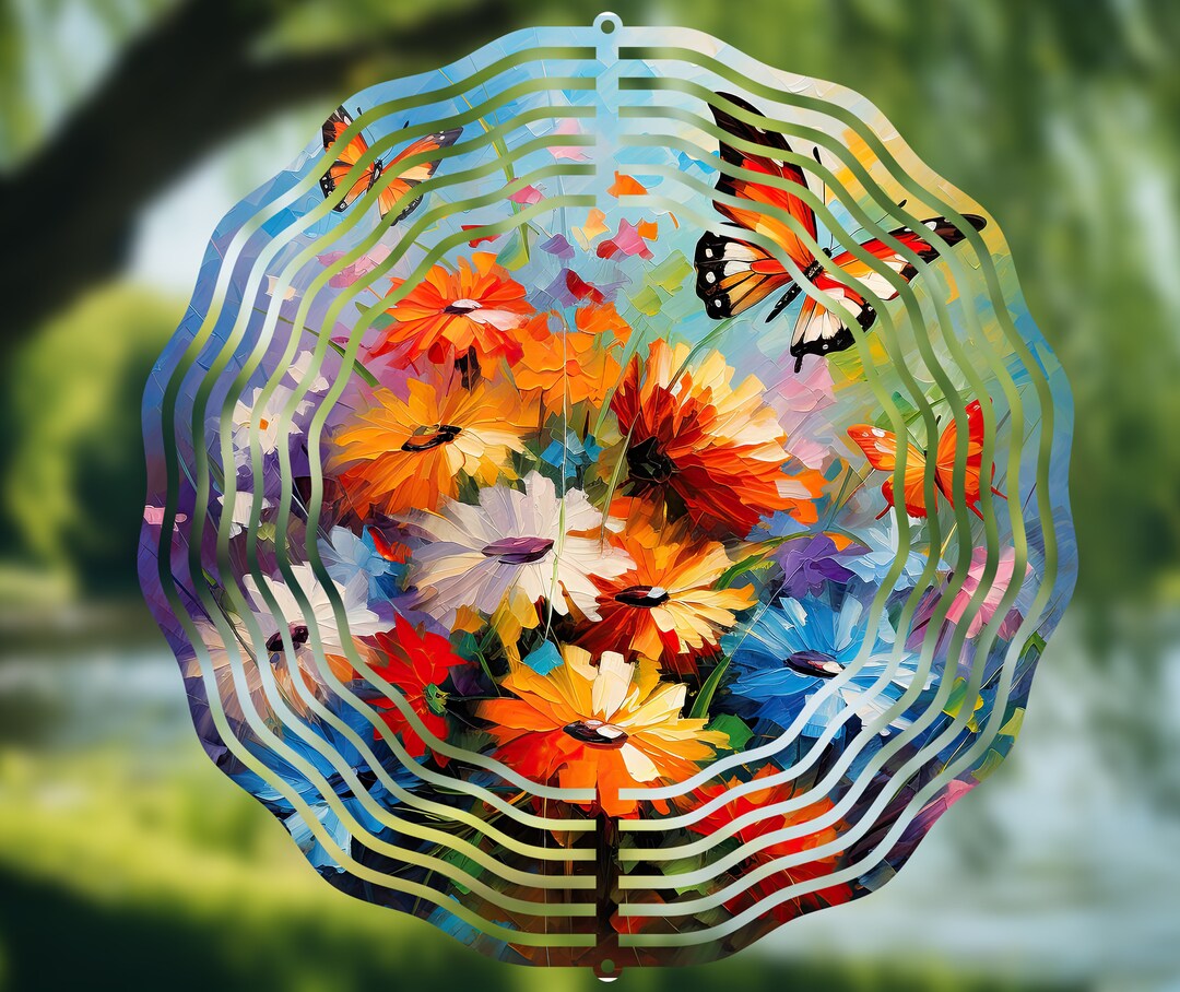 Alcohol Ink PNG, Wind Spinner Design, Sublimation PNG, High Resolution ...