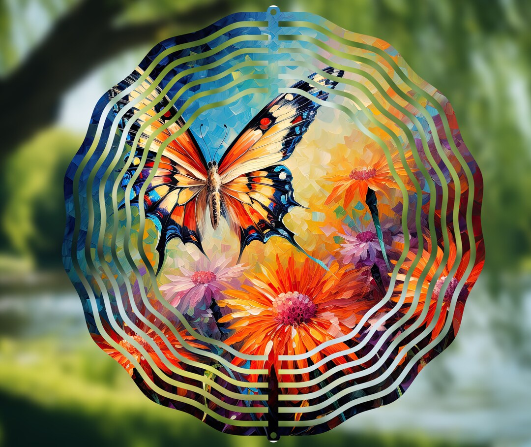 Alcohol Ink PNG, Wind Spinner Design, Sublimation PNG, High Resolution ...
