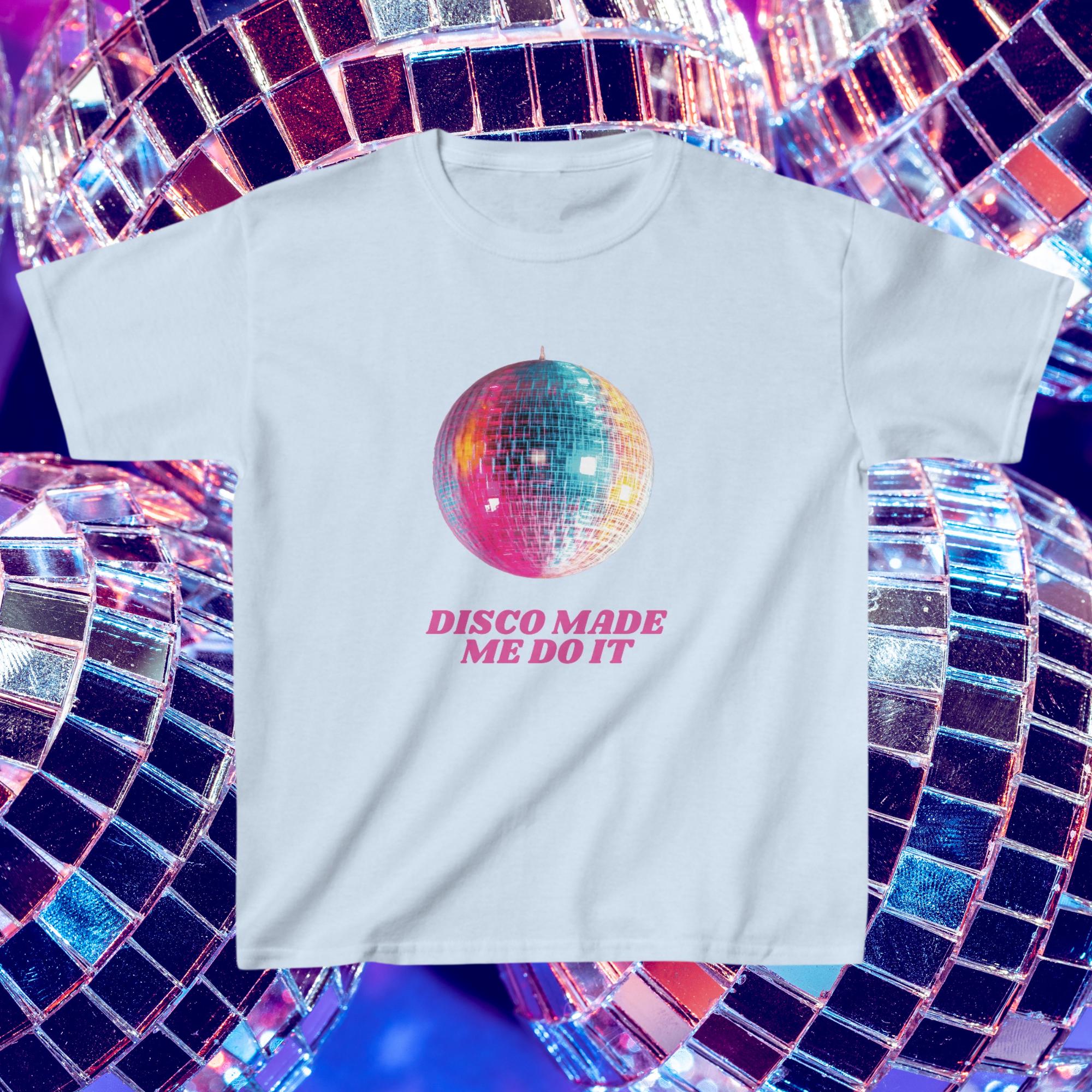 Disco Ball Baby Tee Disco Ball Shirt Y2K Baby Tee Y2K Disco Ball Crop ...