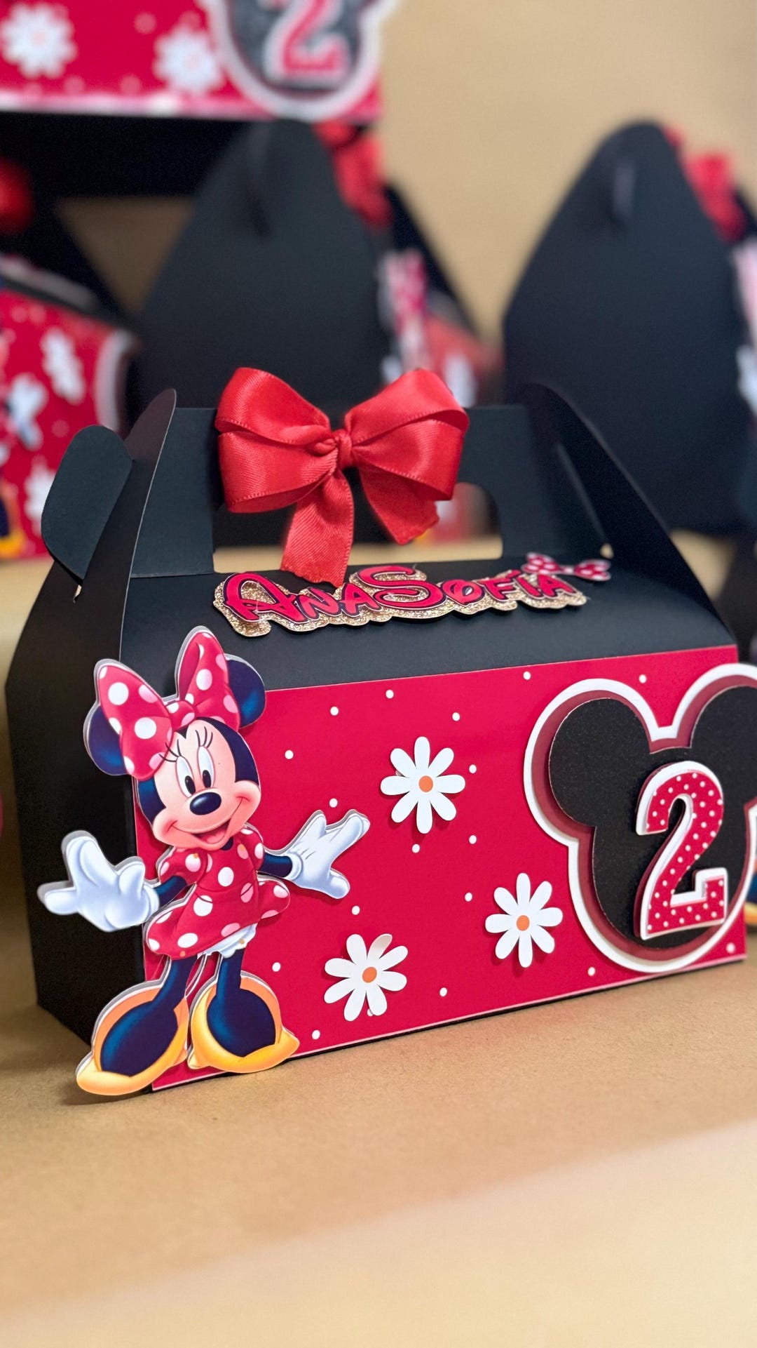 Mickey Mouse and Minnie Mouse Gable Box, Candy Box, Minnie Mouse Gable ...