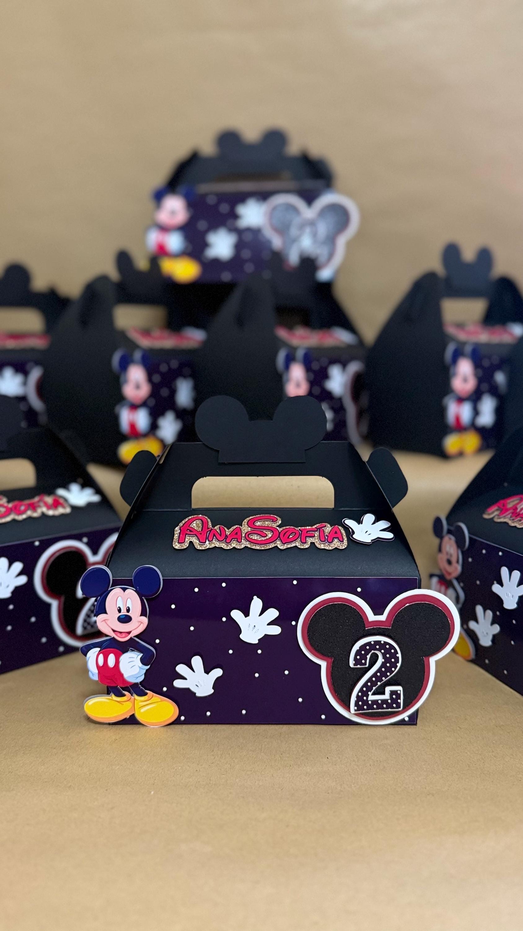 Mickey Mouse and Minnie Mouse Gable Box, Candy Box, Minnie Mouse Gable ...