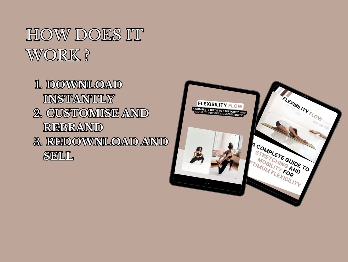 Ebook Template Stretching Guide Canva Ebook Template Mobility Guide ...