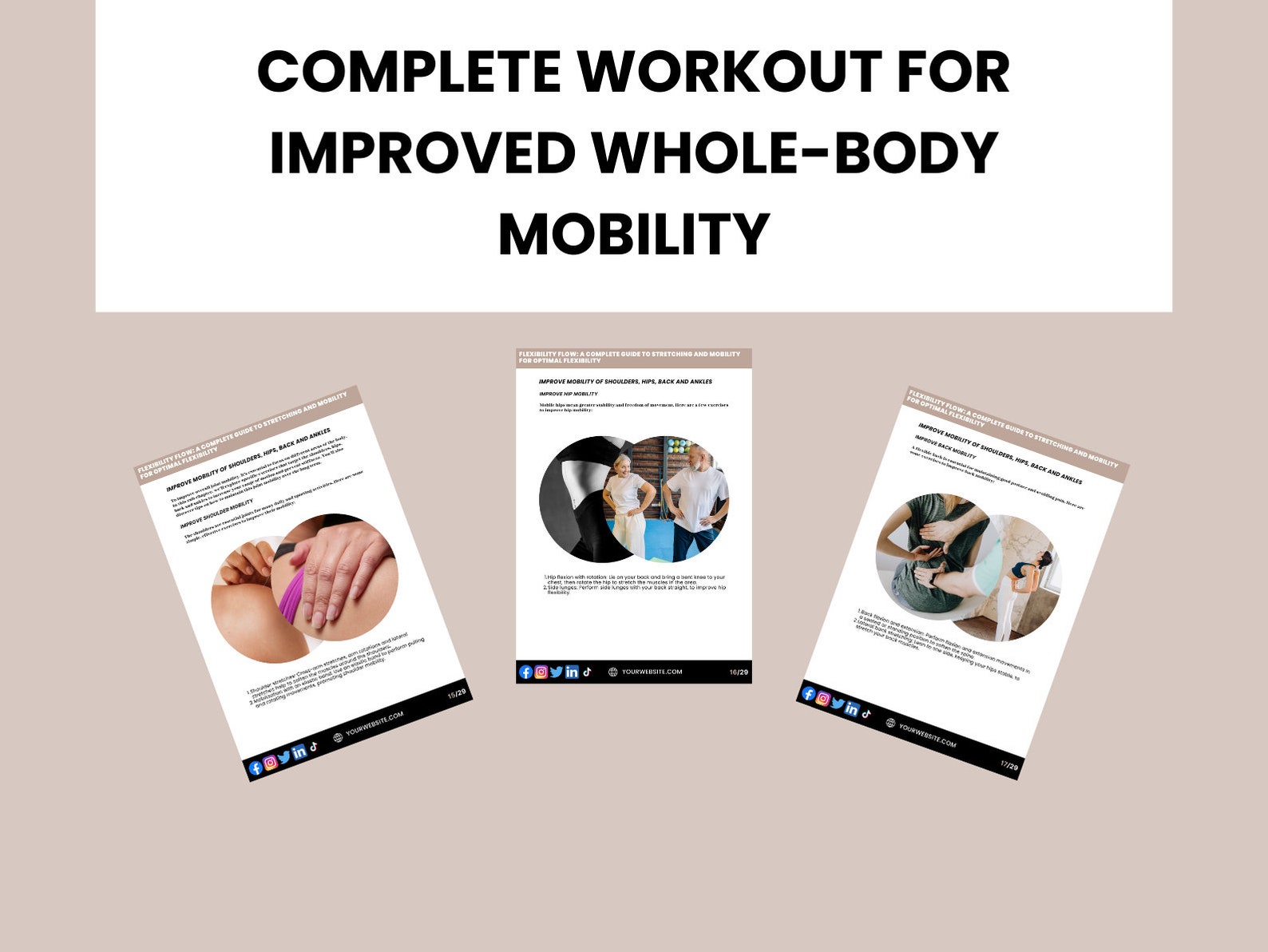 Ebook Template Stretching Guide Canva Ebook Template Mobility Guide ...