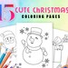 Holiday Coloring Set - Christmas Themed Coloring Book With Engaging ...
