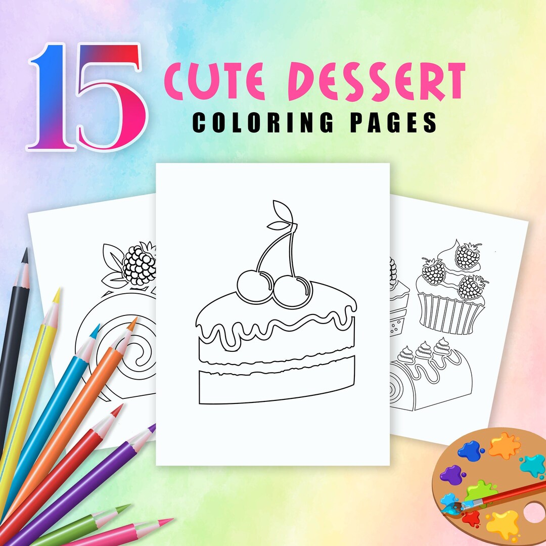Sweet Tooth Wonderland: Vibrant Fruit Coloring Pages for Kids to ...