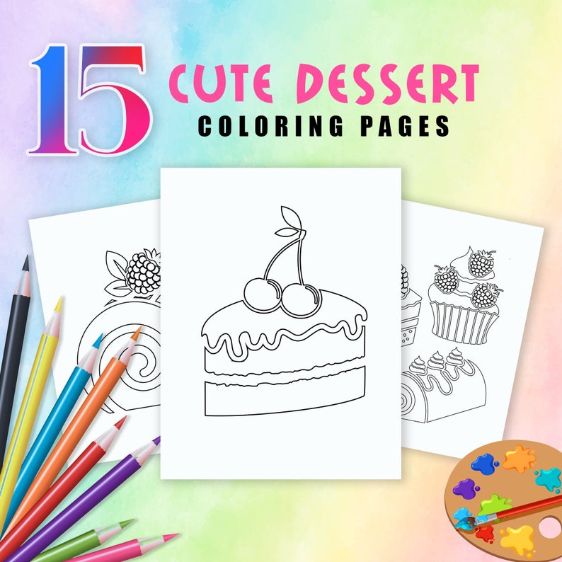 Sweet Tooth Wonderland: Vibrant Fruit Coloring Pages for Kids to ...